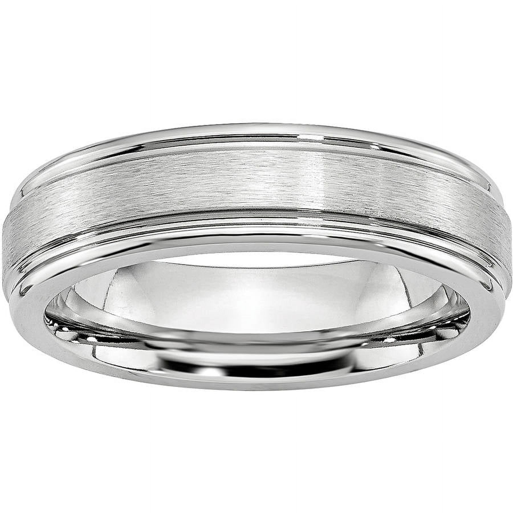 Cobalt Chromium Polished Satin Polish 6mm Band Ring Size 11 - Jewelry ...