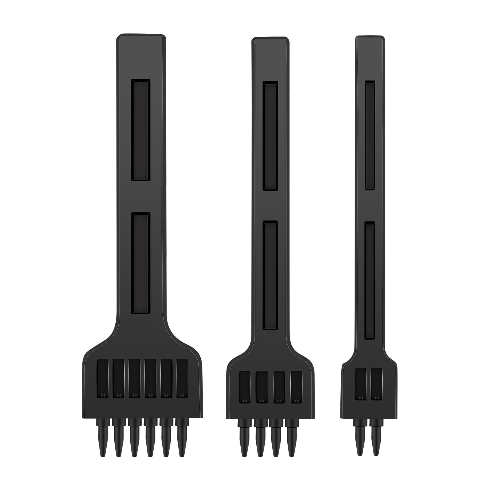 Chisel Set, 3Pcs 4mm 2/ 4/ 6 Prong DIY Lacing Stitching Chisel Set ...