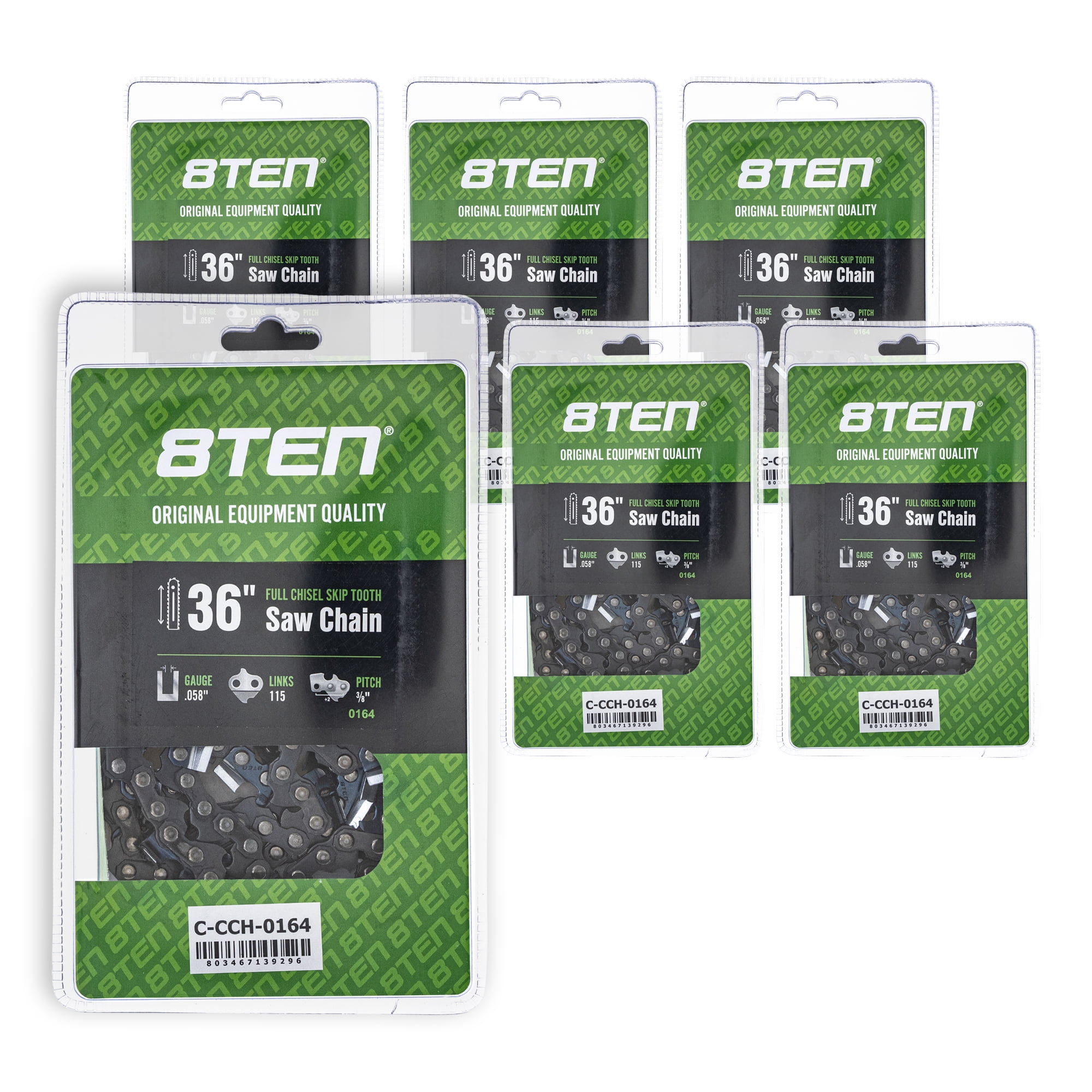 Chisel Skip Tooth Chainsaw Chain 36 inch .058 3/8 115DL for Husqvarna 6 ...