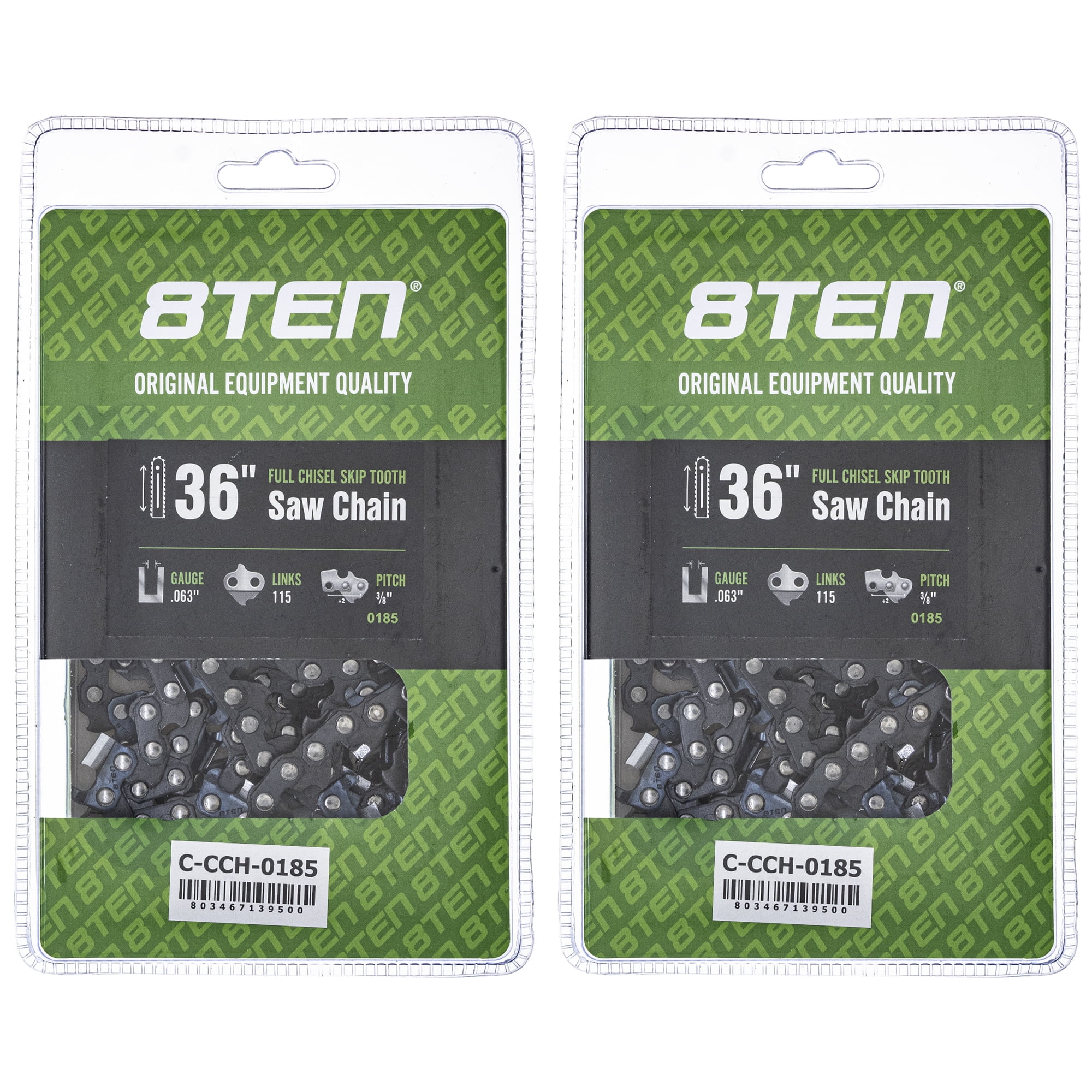 Chisel Skip Tooth Chainsaw Chain 36 inch .063 3/8 115DL for Husqvarna 2 ...