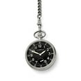 Chisel Stainless Steel Black Dial Pocket Watch - Walmart.com