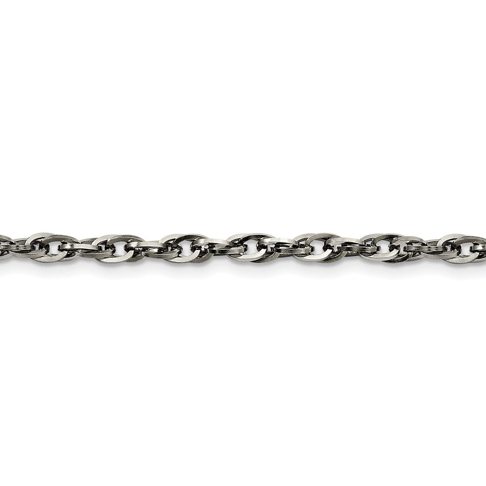 Chisel Stainless Steel Polished 4.2mm 22 inch Fancy Twisted Link Chain ...
