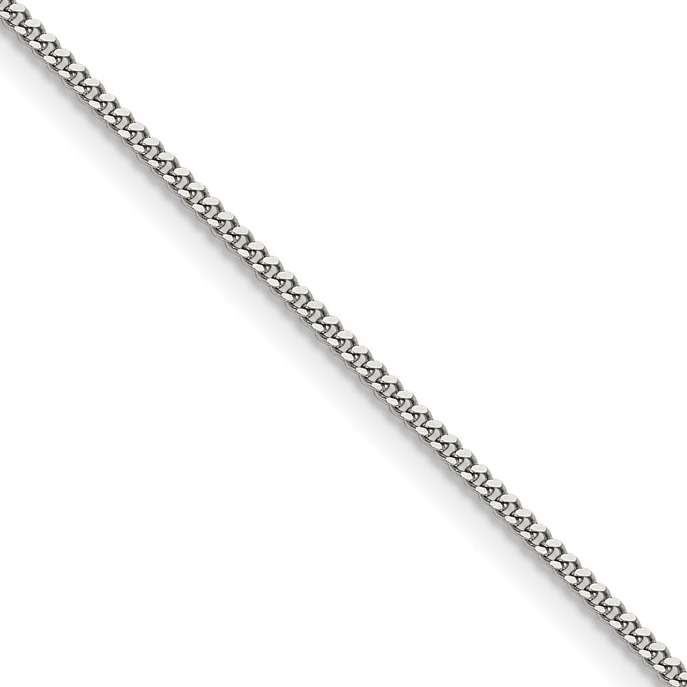 Chisel Stainless Steel Polished 1.5mm 20 inch Curb Chain - Walmart.com