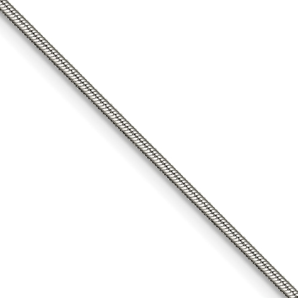 Chisel Stainless Steel Polished 1.5mm 22 inch Snake Chain - Walmart.com