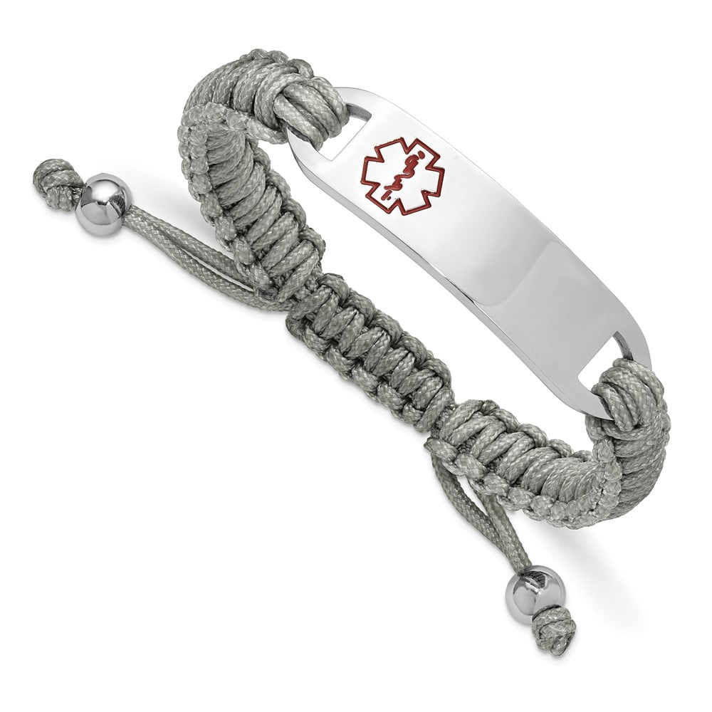 Chisel Stainless Steel Polished and Red Enamel Grey Nylon 7.5 inch to ...