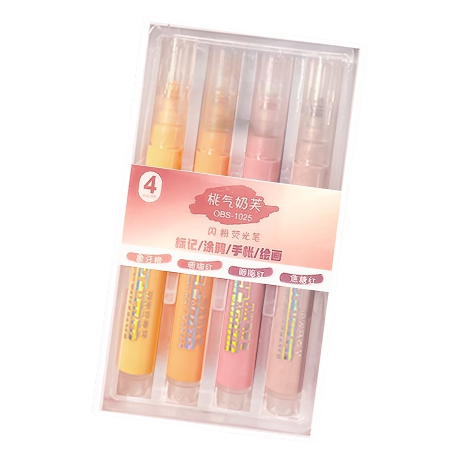 Chiseled Tip Highlighter Pen Glittering Marker 4MM Line Wide for ...