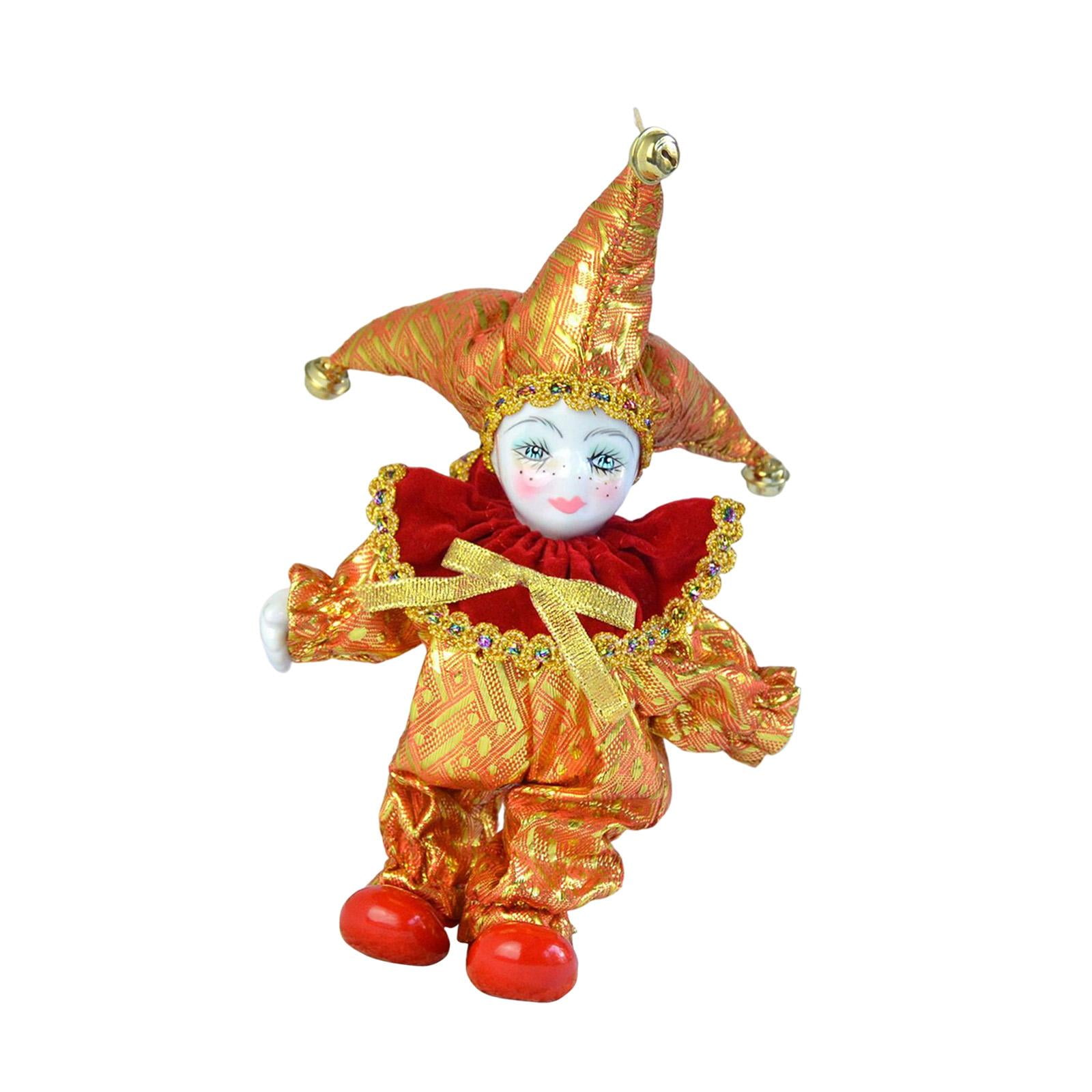 Chishin Doll Collection Ornament Art Sculpture Porcelain Jester Clown ...