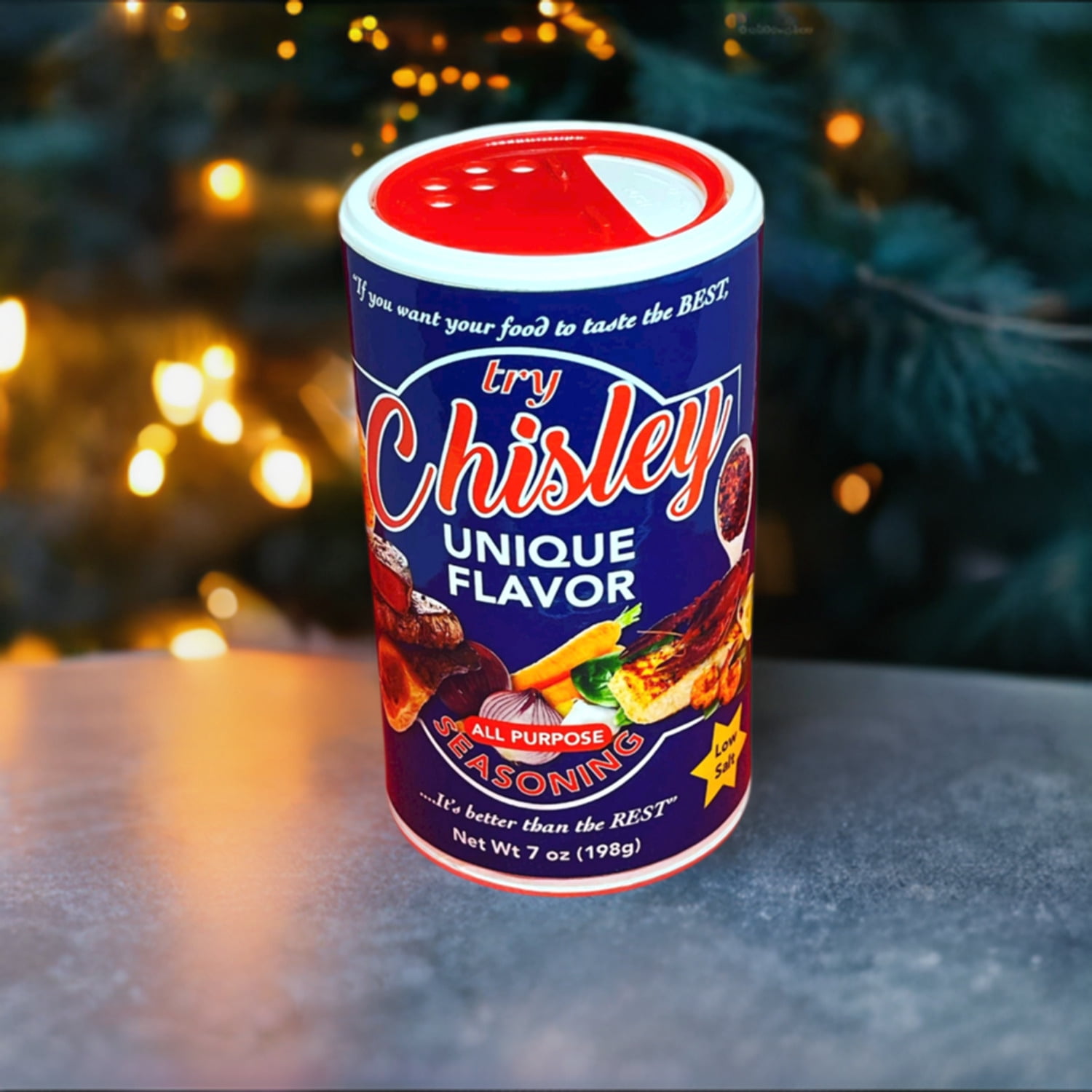 Chisley Unique Flavor All Purpose Seasoning with Herbs, Low Salt, 7 Oz ...