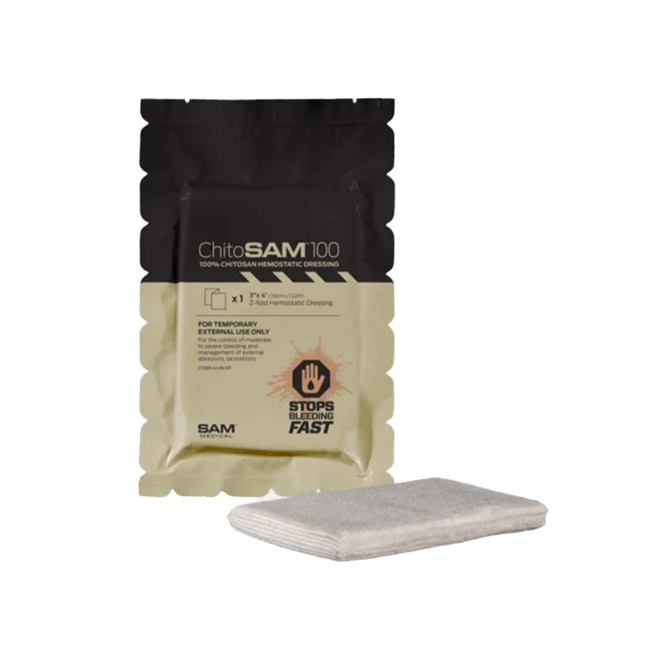 Chito-SAM 100, Z-Fold Hemostatic - Walmart.com