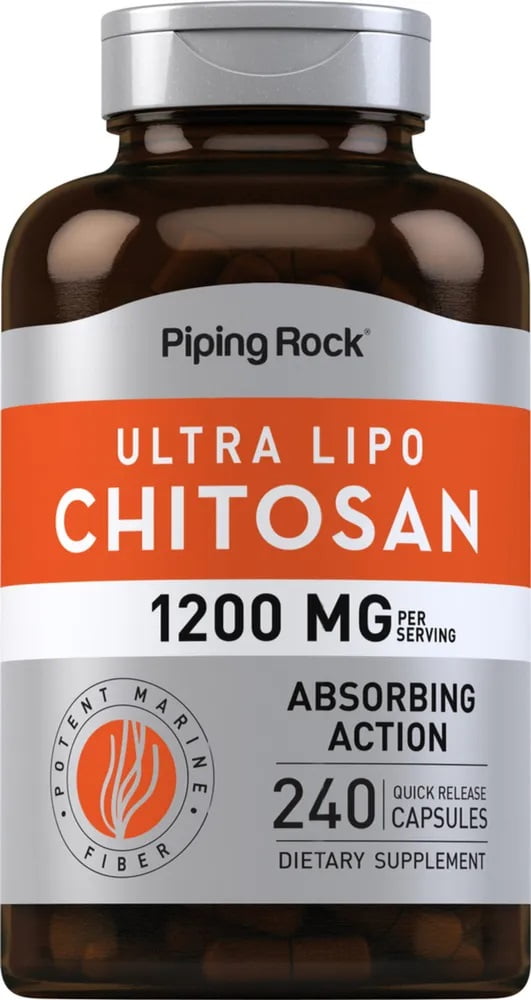 Chitosan 1200mg | 240 Capsules | Ultra Lipo Chitosan for Men and Women ...
