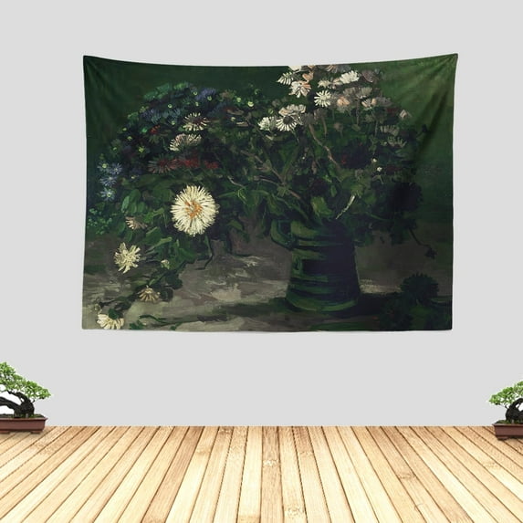 Chitteri Vincent van gogh Irises Flower Hanging Tapestry 60" x 50 ...