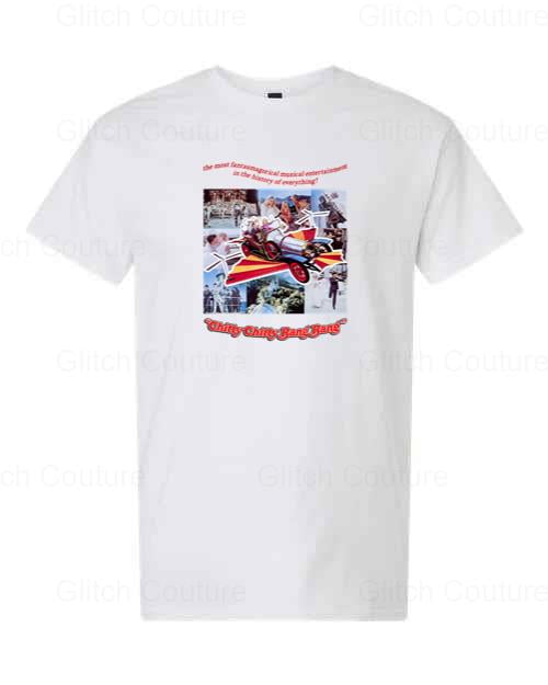 Chitty Chitty Bang Bang Classic Film Magical Car Tribute Fan Art Tee up ...
