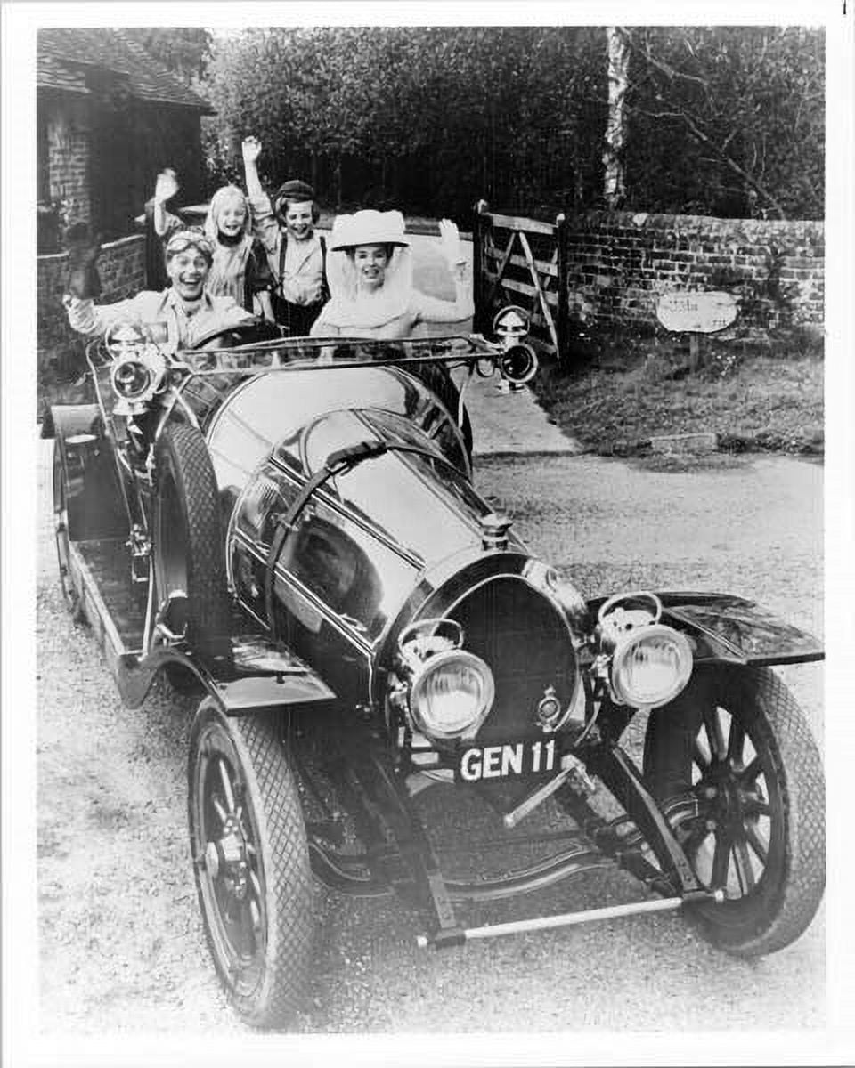 Chitty Chitty Bang Bang Dick Van Dyke and cast wave in car 8x10 vintage ...