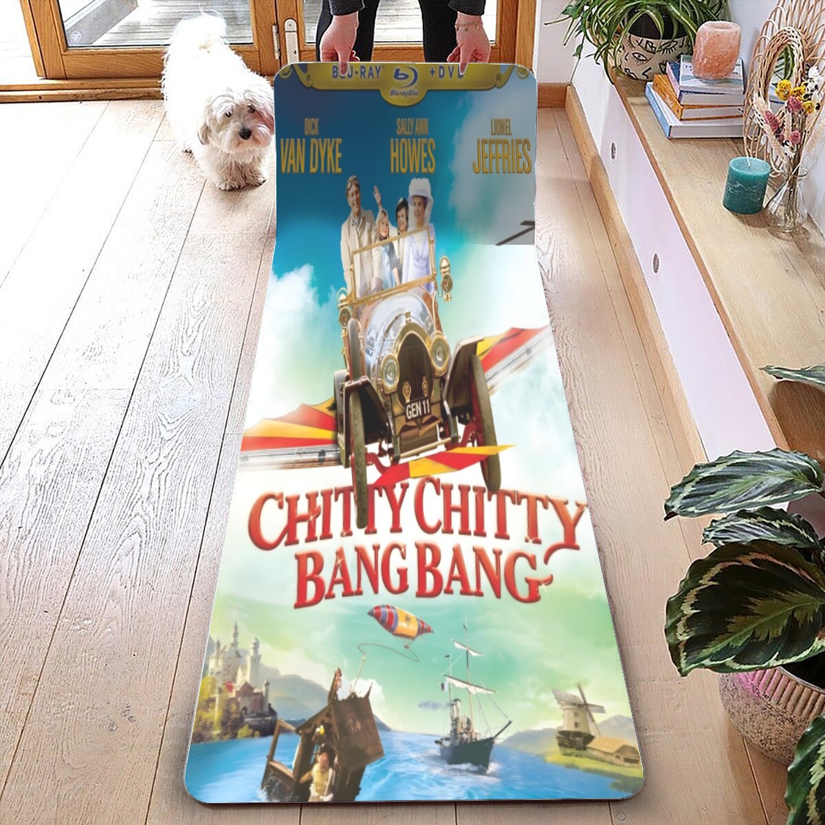 Chitty Chitty Bang Bang yoga mat offers comfortable sChitty Chitty Bang ...
