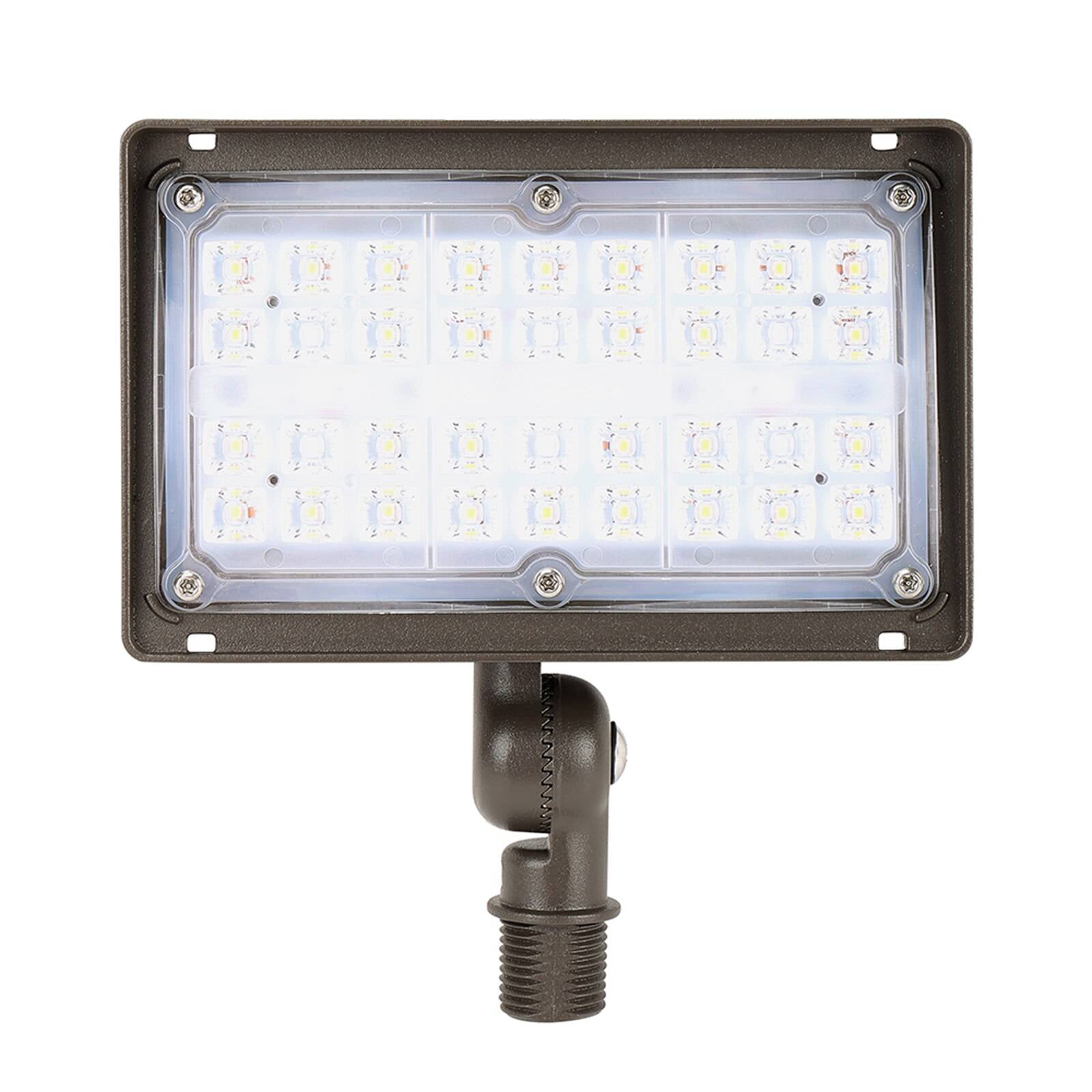 Chiuer 15W LED Flood Light Knuckle Mount 5000K 2000LM 120-277V Dimmable ...
