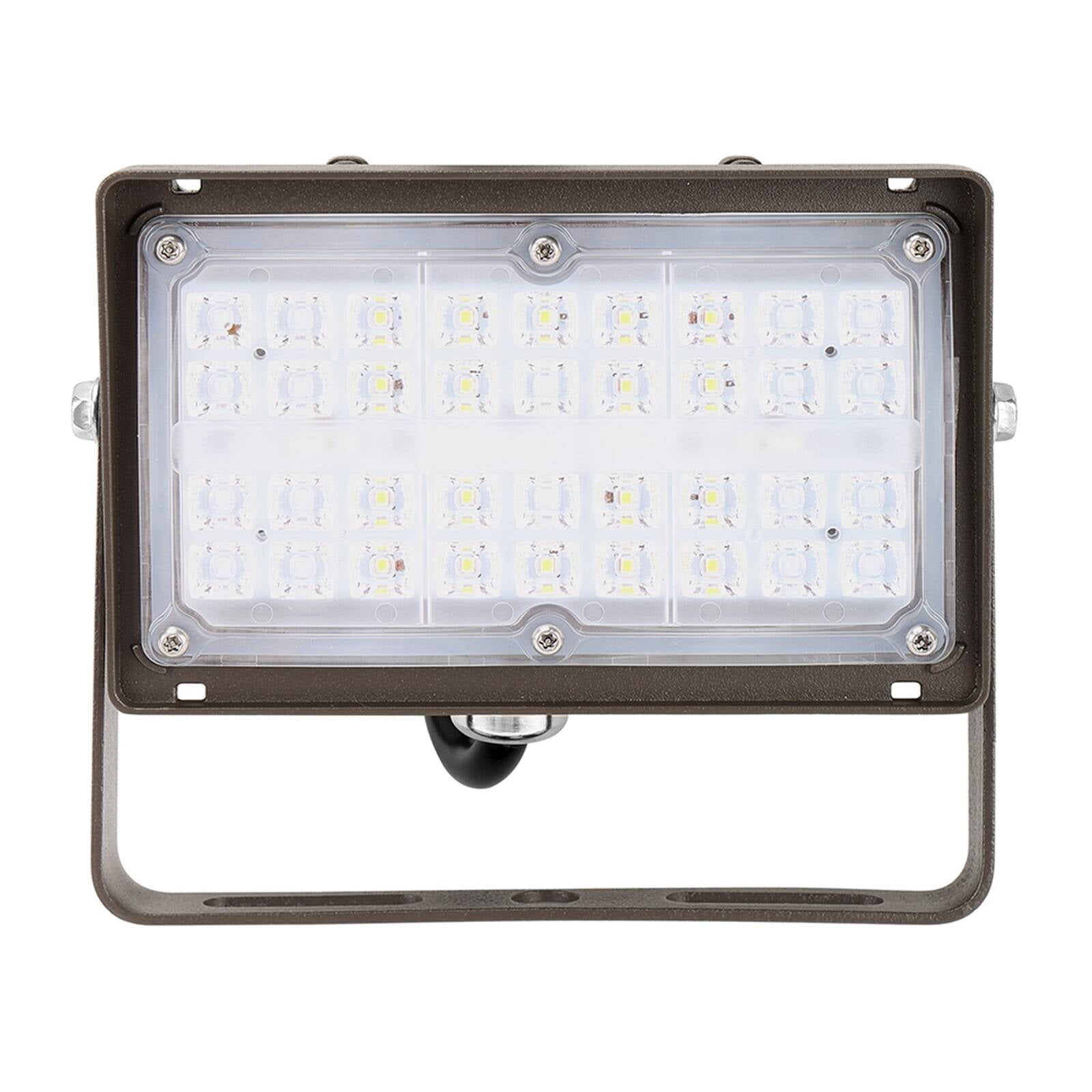 Chiuer 15W LED Flood Lights Trunnion Mount 5000K 2000LM 120-277V ...
