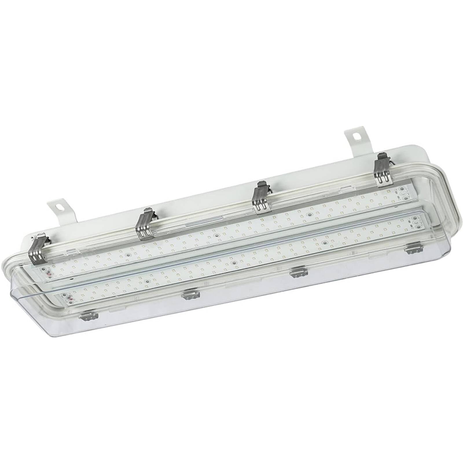 Chiuer 2FT 40W Explosion Proof LED Fixtures 100-277V 5600LM 5000K Class ...