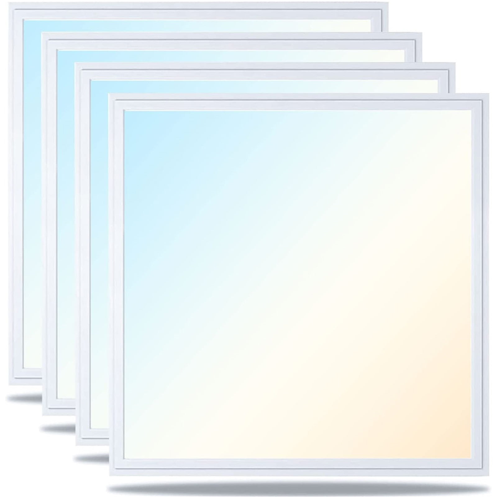 Chiuer 2x2 LED Flat Panel Light Backlit 30W 35W 40W Watt Tunable, 3500K ...