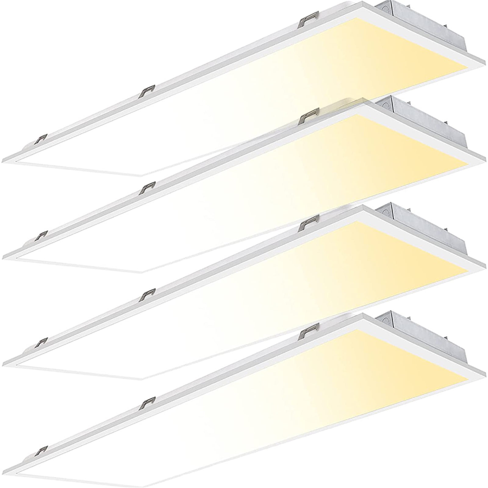 Chiuer 2x4 Backlit LED Drop Ceiling Light Fixture 30/40/50W 3500K/4000K ...