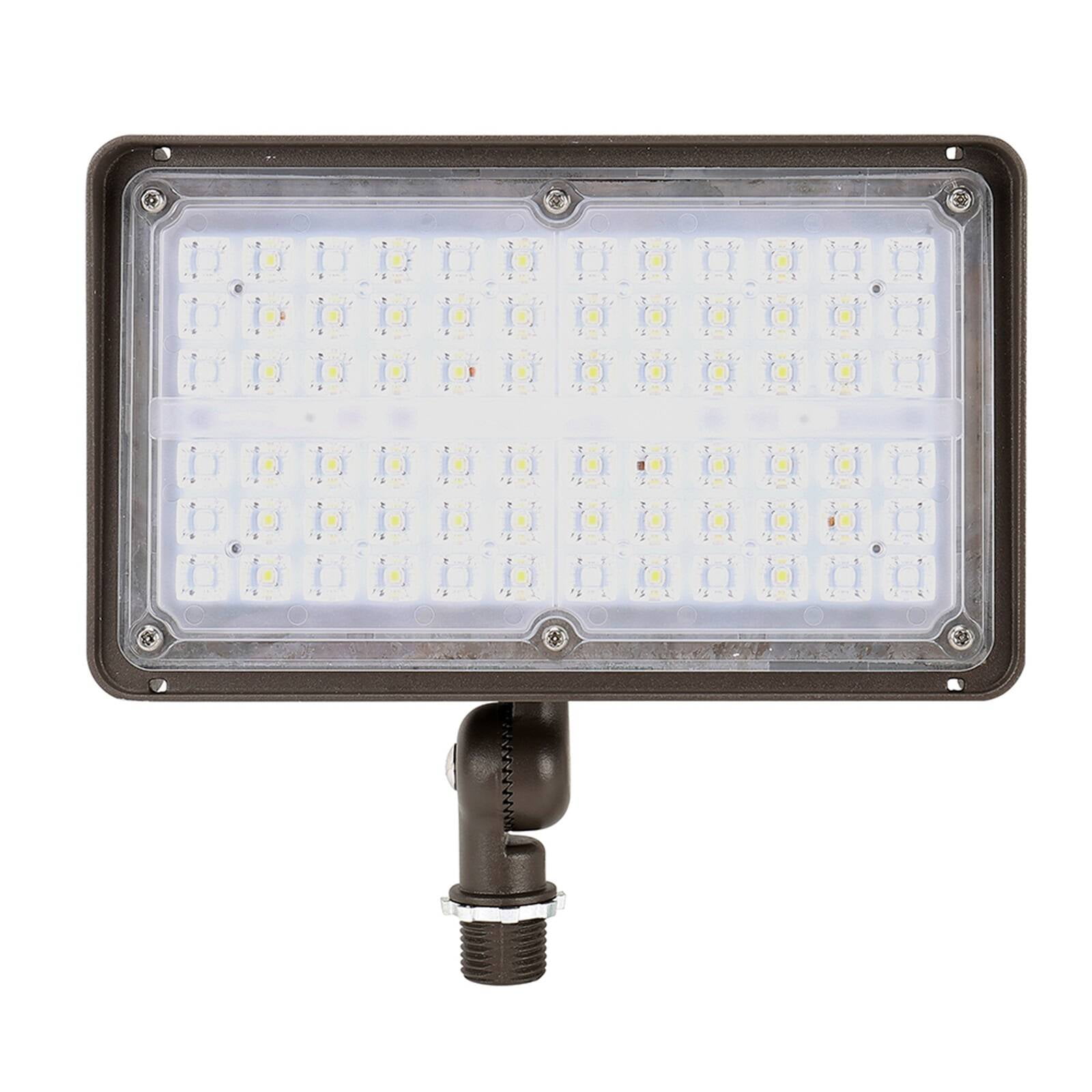 Chiuer 45W Outdoor LED Flood Light Knuckle Mount 4000K 6150LM 120-277V ...