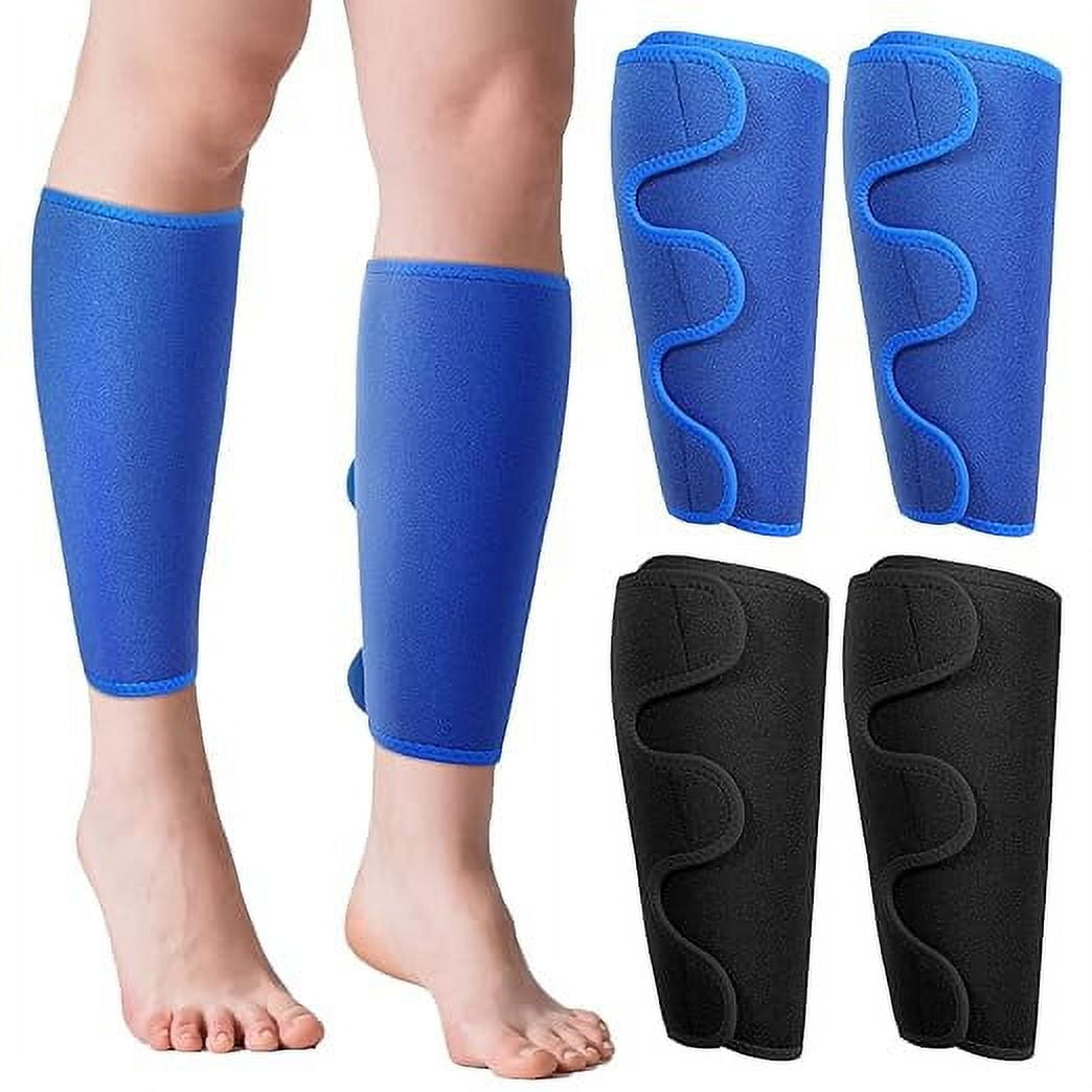 Chivao 2 Pairs Calf Brace Adjustable Shin Splint Support Lower Leg ...