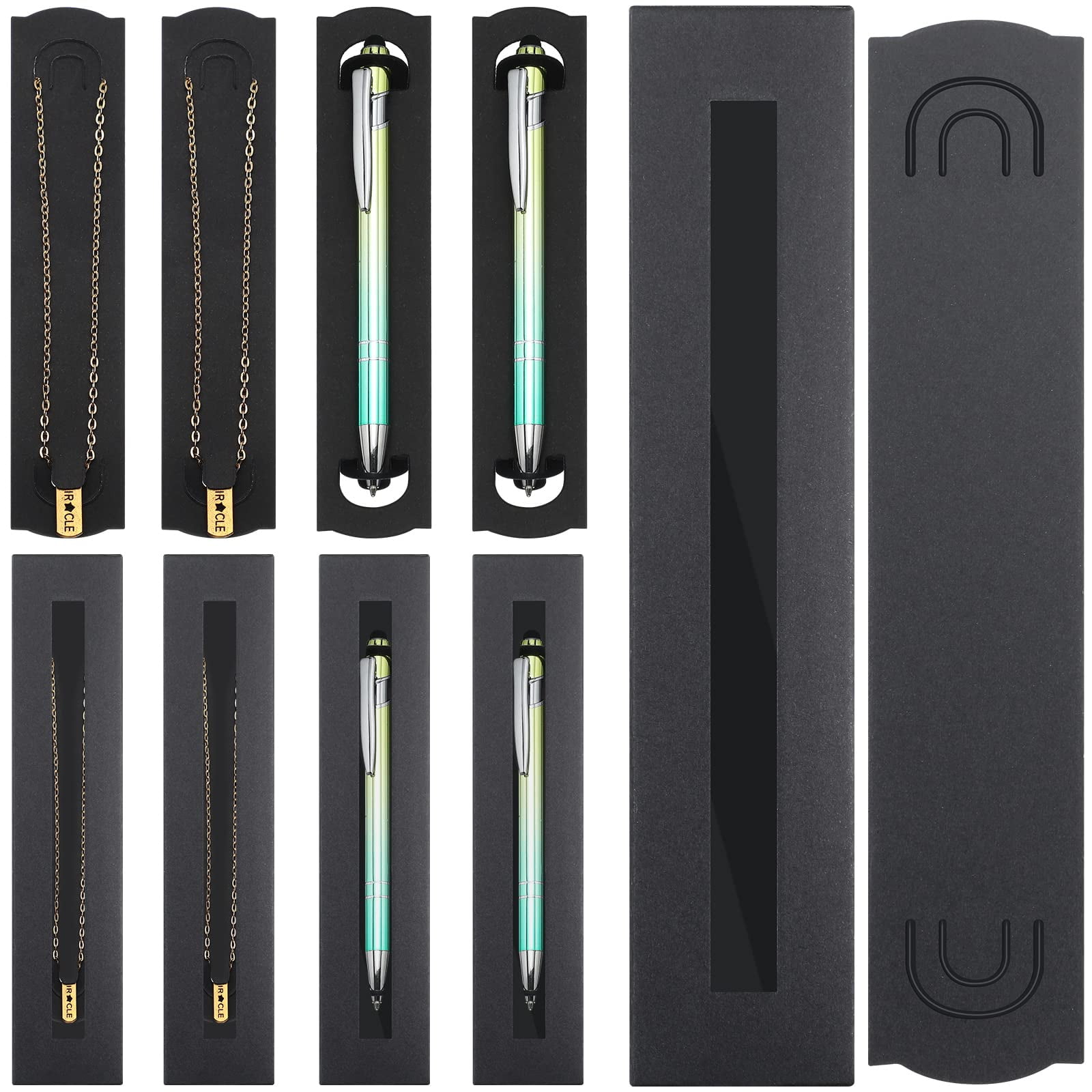 Chivao 40 Sets TWE5 Epoxy Pen Box and Inserts, Gift Box Display Card ...
