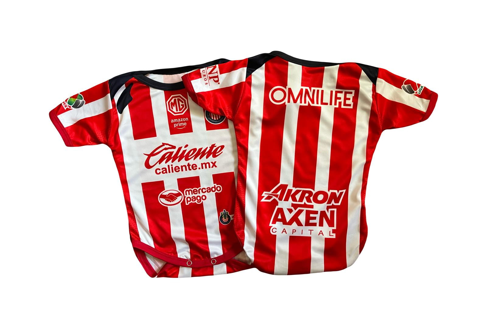 Chivas Home Soccer Baby Bodysuit 2025-26 Infant Baby Onesie Jersey ...