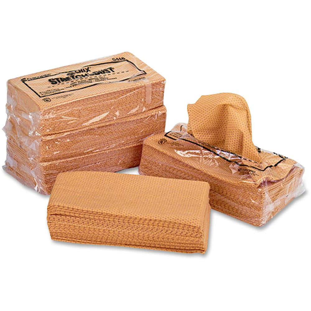 Chicopee Stretch 'N Dust Cloths, 23 1/4 x 24, Orange/Yellow, 20/Bag, 5 ...