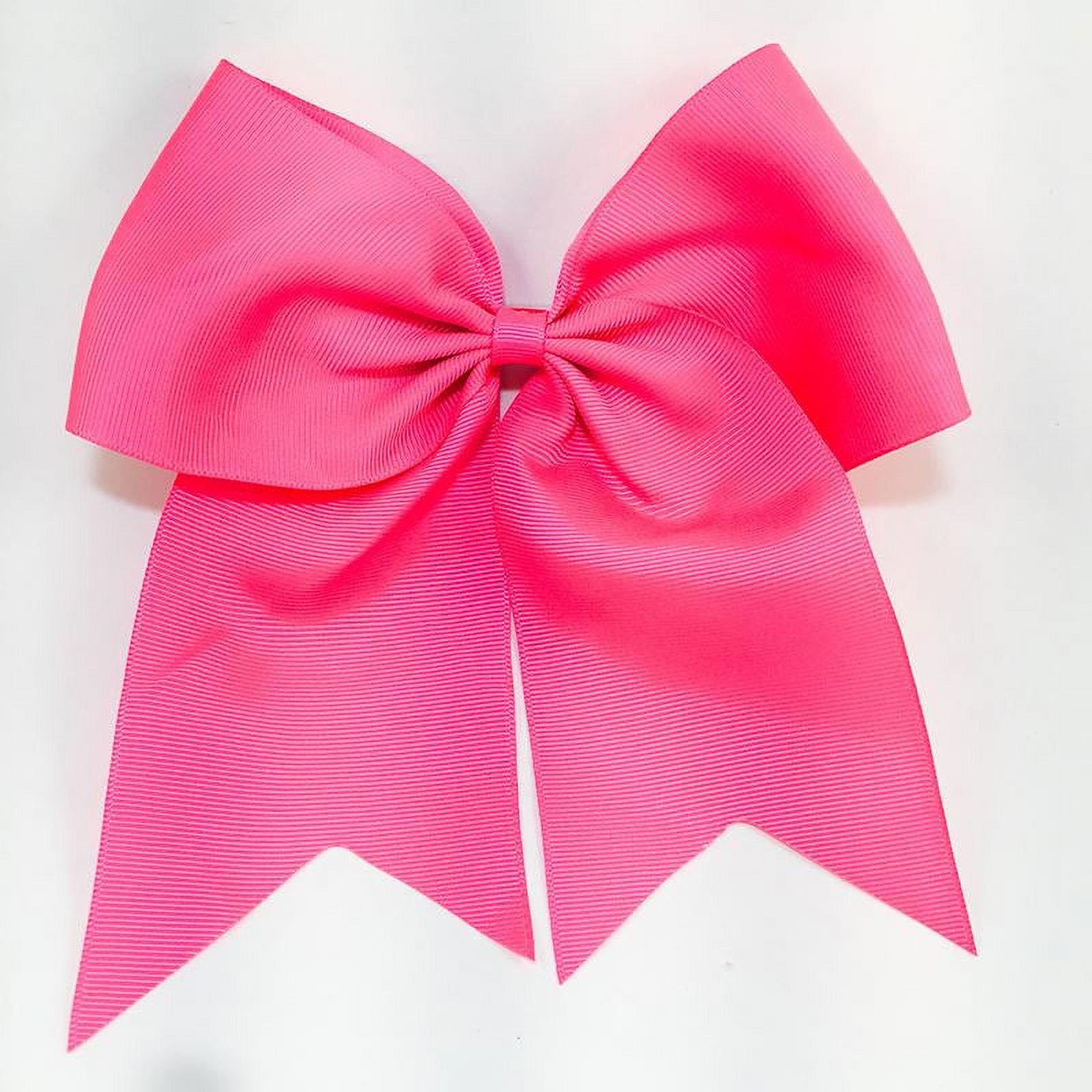 Chixx Neon Pink Cheerleading Ribbon - Solid Plain Basic Cheer Dance ...