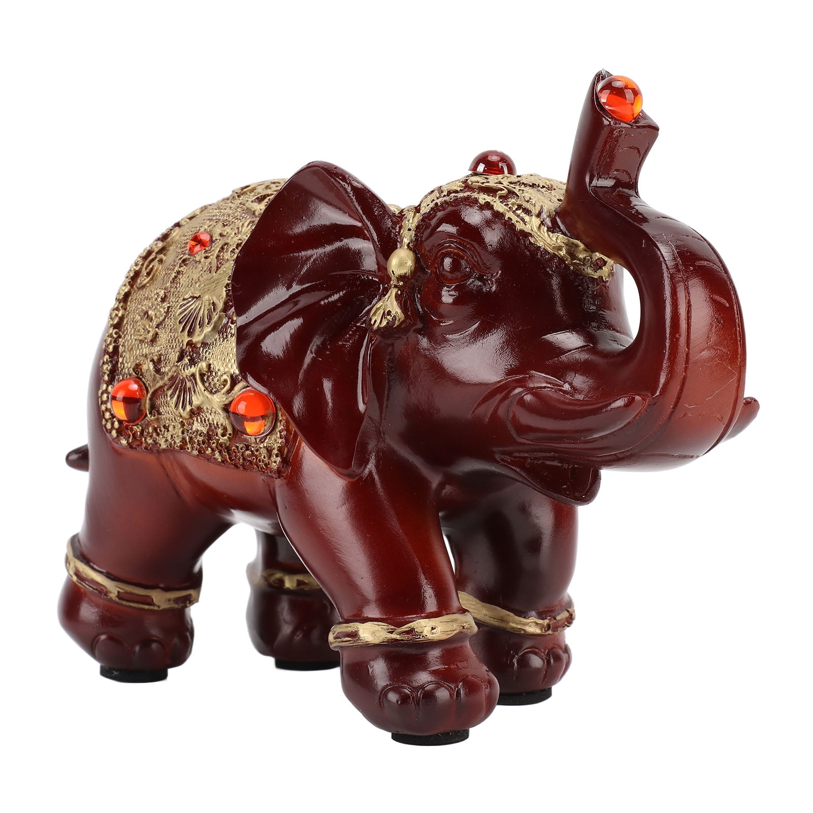 Chiyuantao Elephant Statue Durable Resin Cute Elegant Attract Wealth ...