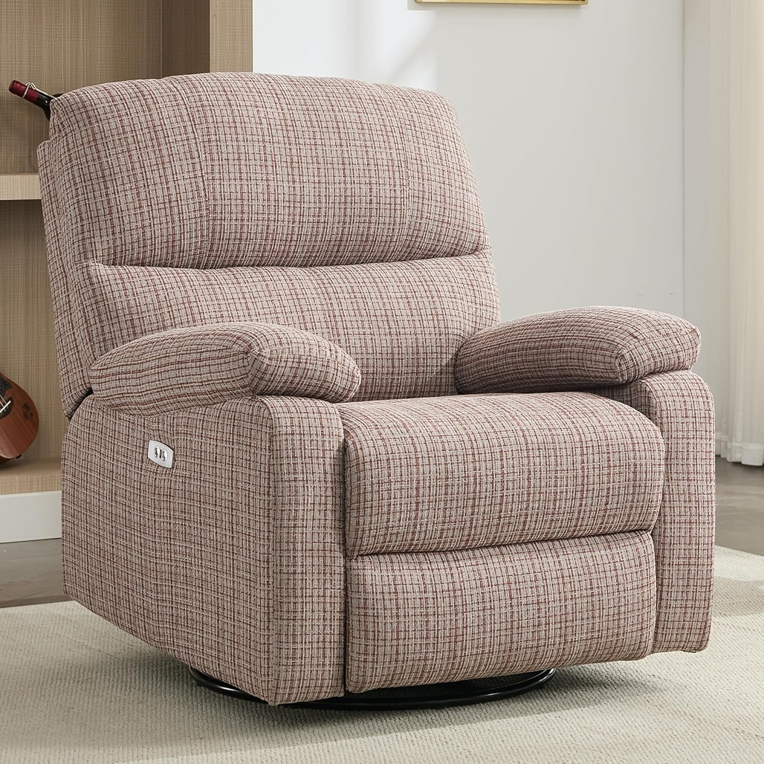 Chizzysit Power Swivel Rocker Recliner, Rocking Chair Nursery Glider ...