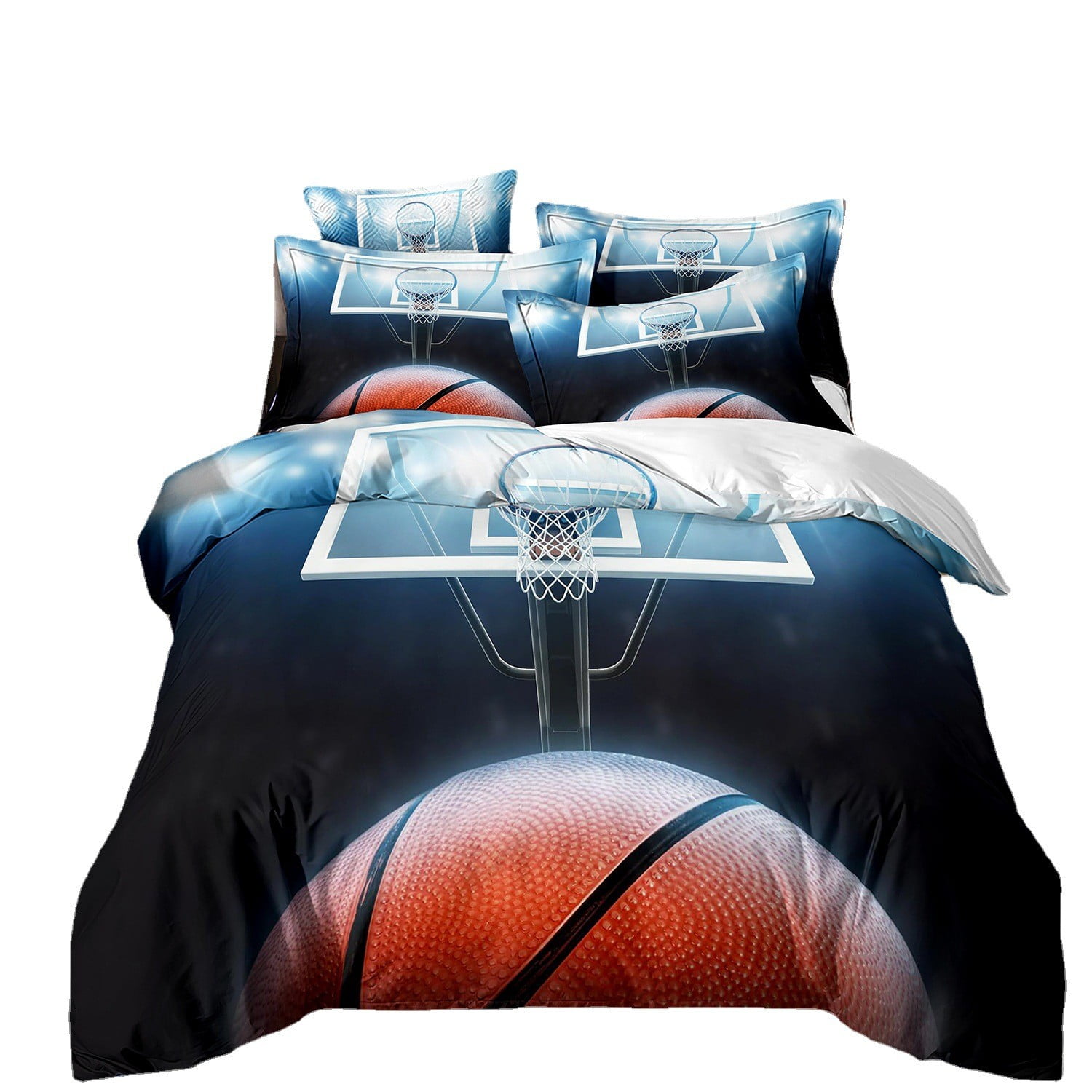 ChliEarime Heicatte Superior Slam Dunk Print Comforter Cover Set for ...