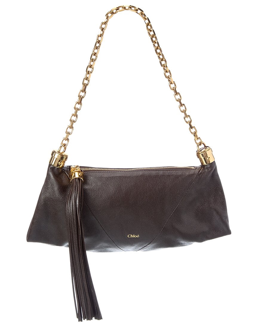 Chloé Foulard Small Leather Shoulder Bag, Brown - Walmart.com