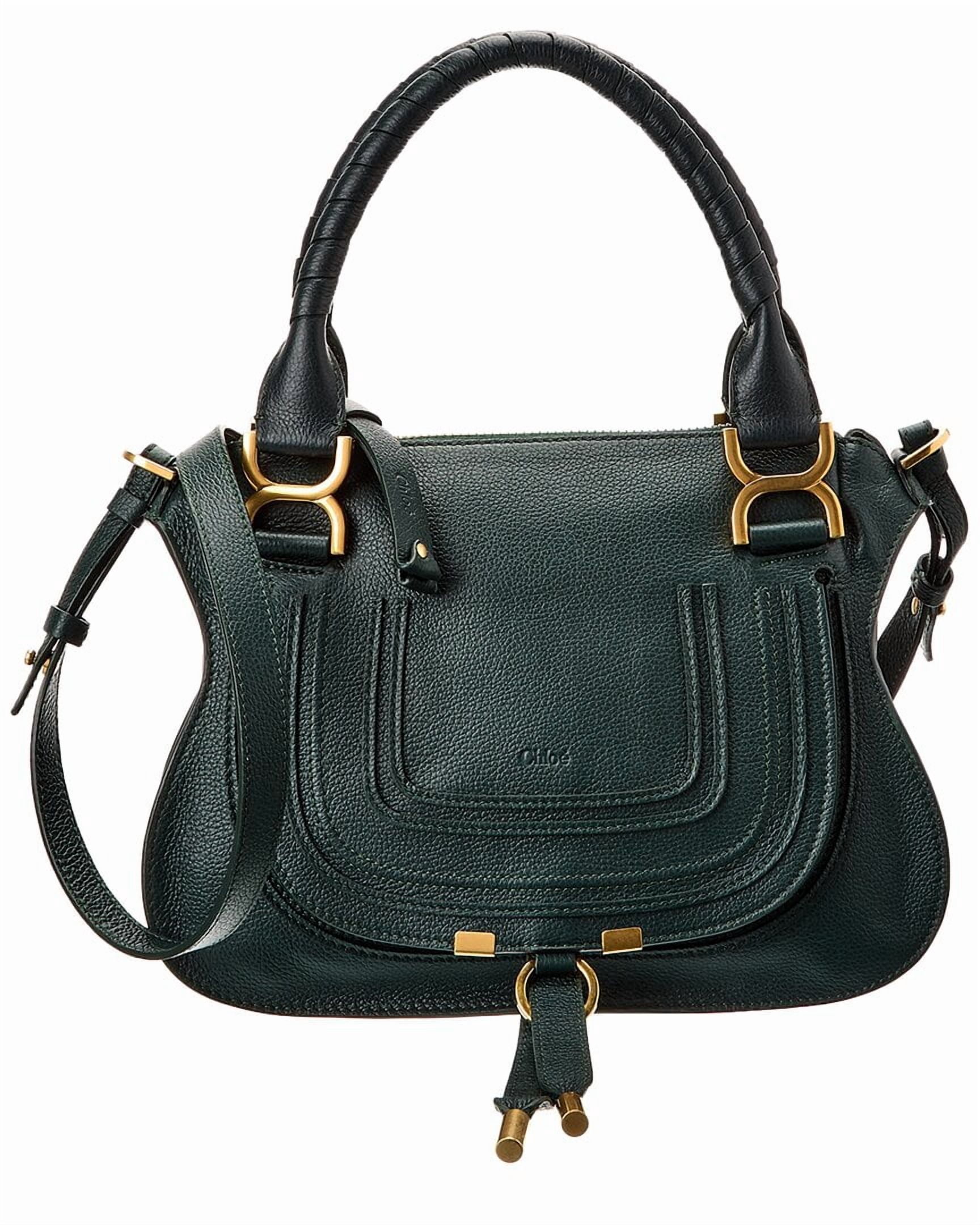 Chloé Marcie Small Leather Satchel, Green - Walmart.com