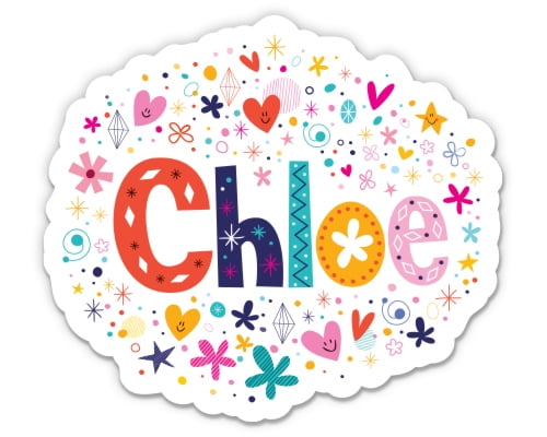 Chloe Girl Name Cute Kid Lunchbox - 8" Vinyl Sticker - For Car Laptop I ...