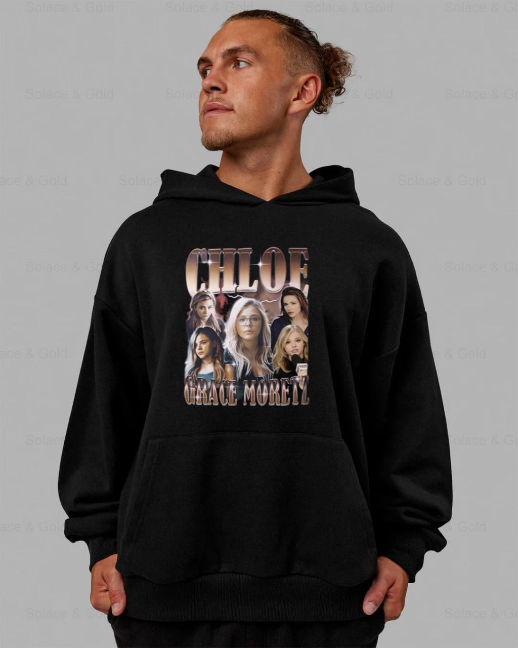 Chloe Grace Moretz T Shirt, Sweatshirt, Hoodie Retro 90s Film Star Tribute Design up to 5XL ...