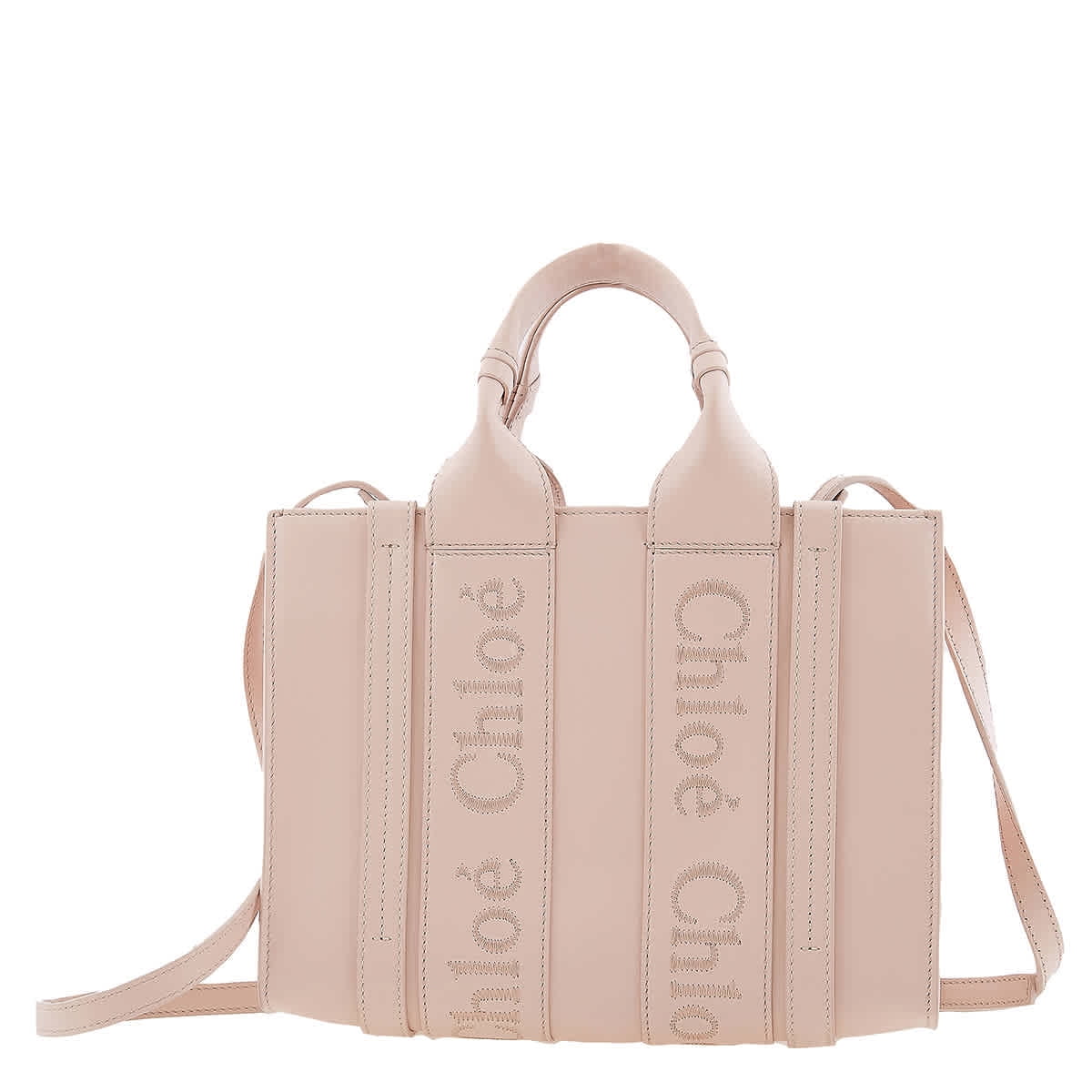 Chloe Ladies Cement Pink Small Woody Tote Bag - Walmart.com