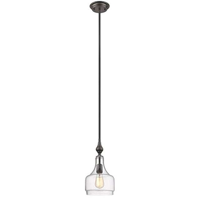 Chloe Lighting CH2S007RB08-DP1 Layla Transitional 1 Light Rubbed Bronze ...