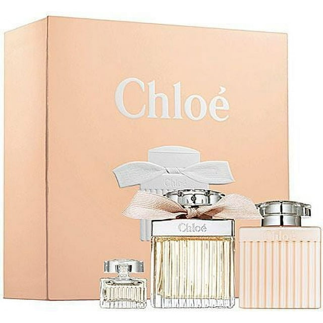 Chloe Women's Perfume Gift Set, 3 Pieces, Floral Fragrance with Peony ...