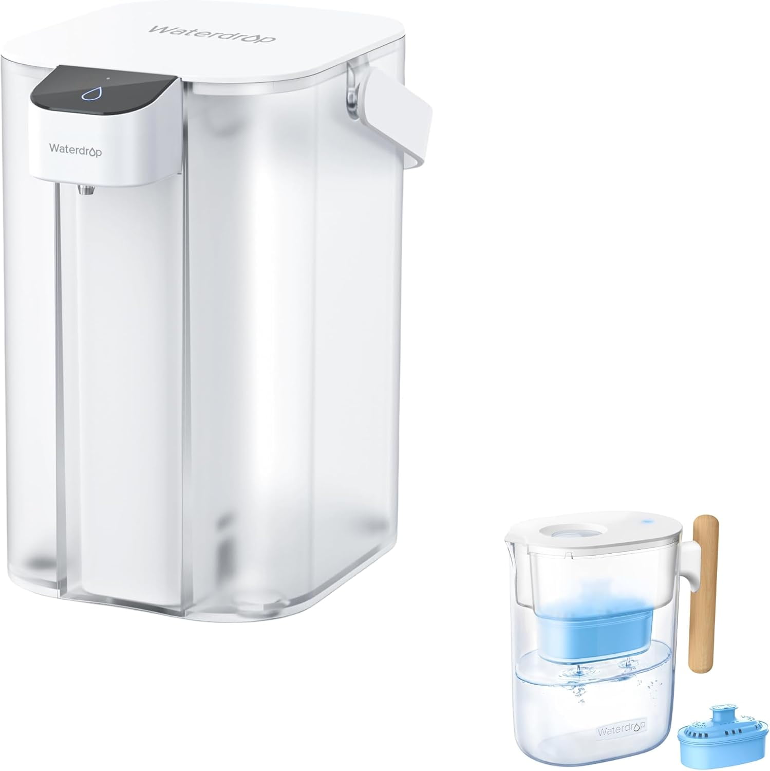 Chloramine Reduction Electric Water Filter Pitcher, Dispenser, 15-Cup ...