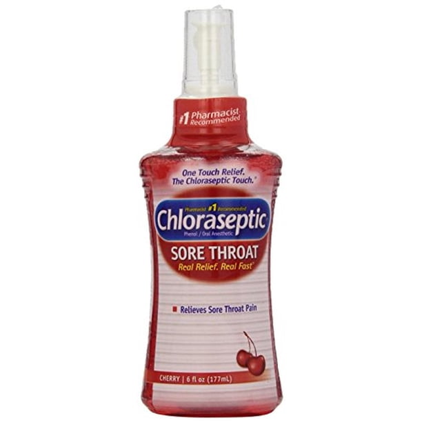 Chloraseptic Sore Throat Spray, Cherry (Pack of 12) - Walmart Business ...