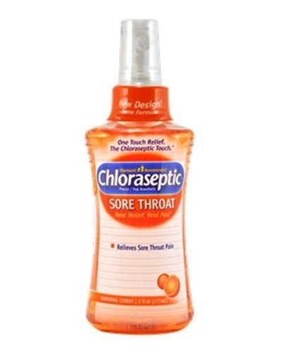 Chloraseptic Sore Throat Spray Soothing Citrus - 6 oz HSA/FSA Eligible ...