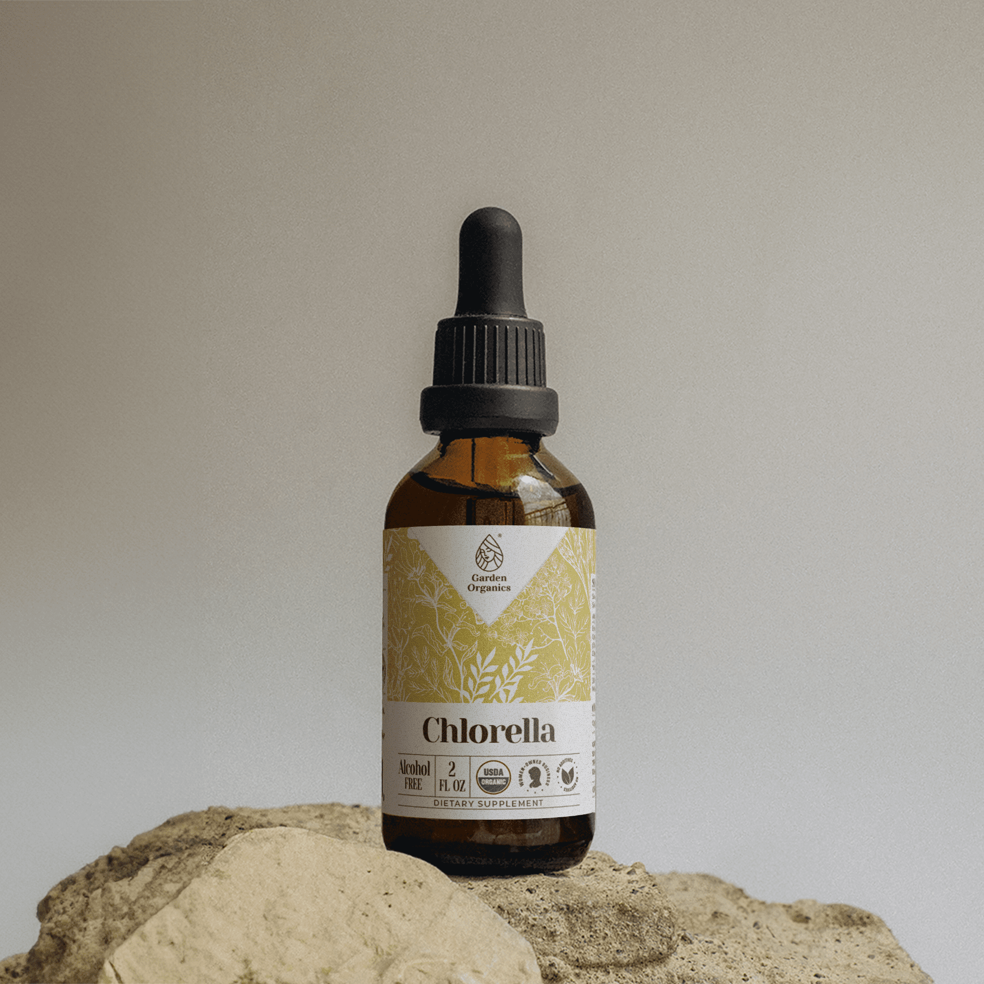 Garden Organics Chlorella Extract, Natural Herbal Supplement for Detox ...