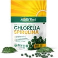 Sunlit Best Green Organics Chlorella Spirulina 50/50 Mega-Pack 1000 ...