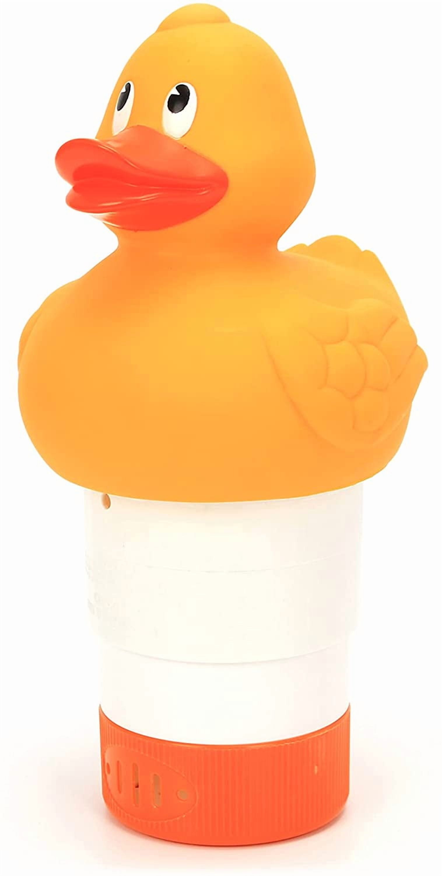 Chlorine Floater, Floating Pool Chlorine Dispenser (Duck), Fits 1 and 3 ...
