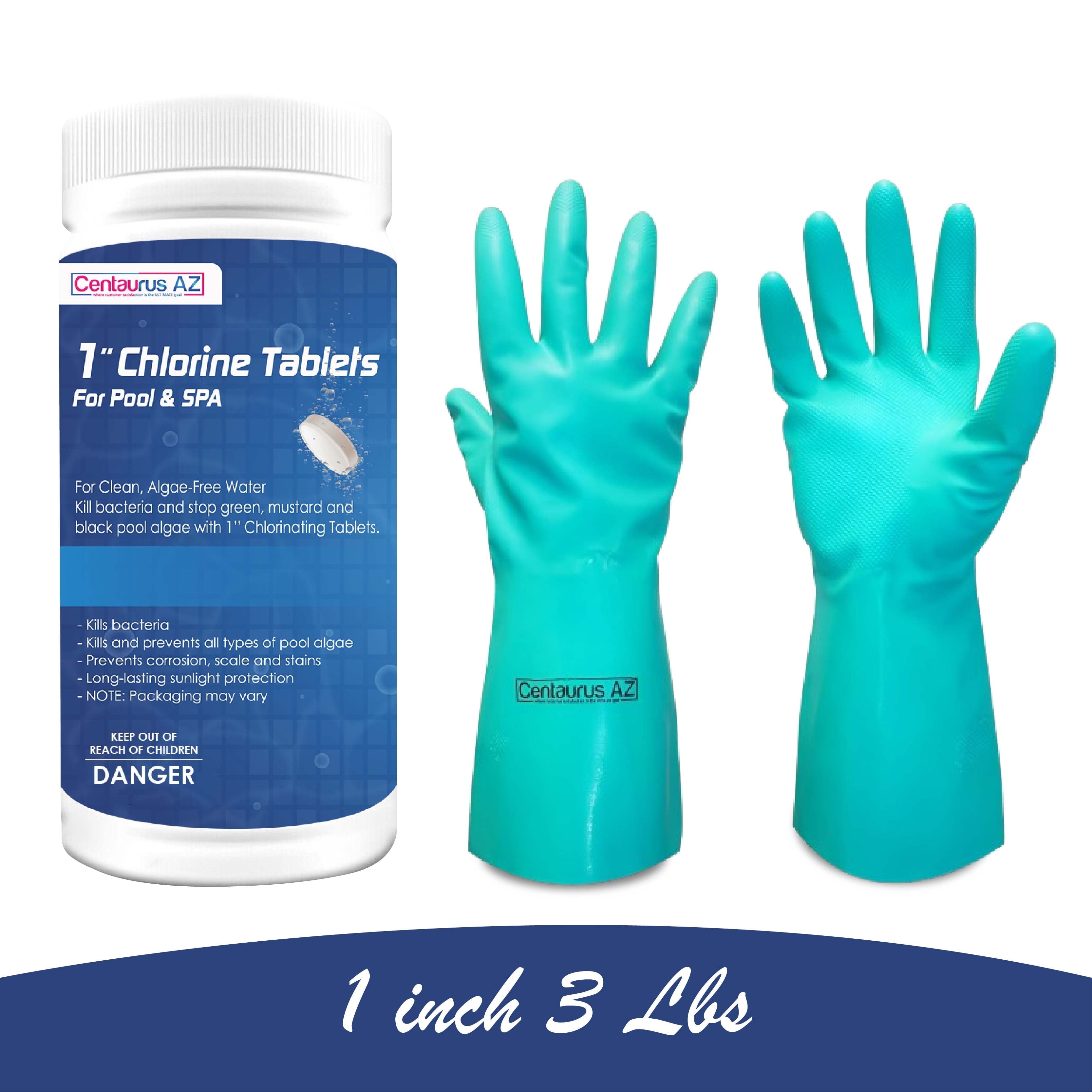 Chlorine Tablets for pool 1 inch - Centaurus AZ – 1 inch 3 lbs White ...