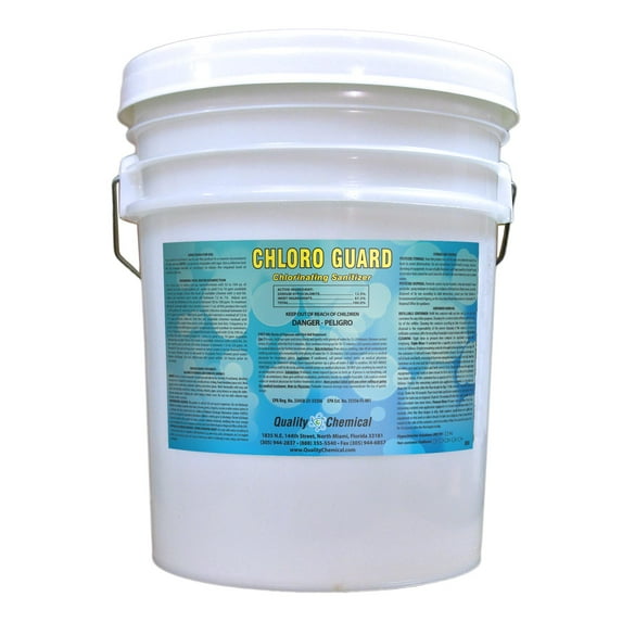 Chloro-Guard Pool Chloride - 5 Gallon Bucket, Liquid Chlorine ...