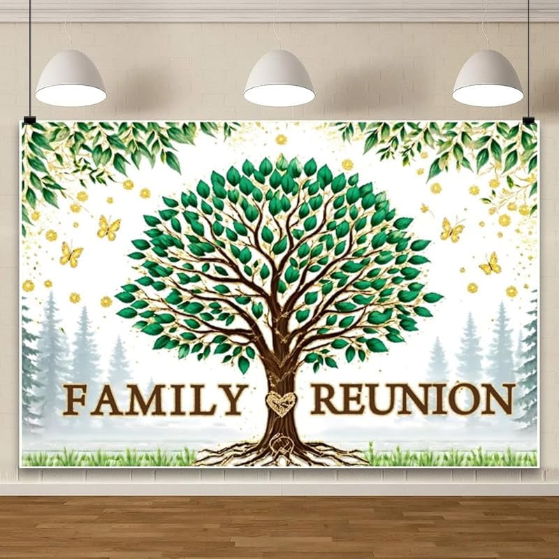 ChloropLastid Family Reunion Backdrop Family Tree Forest Leaves We are ...