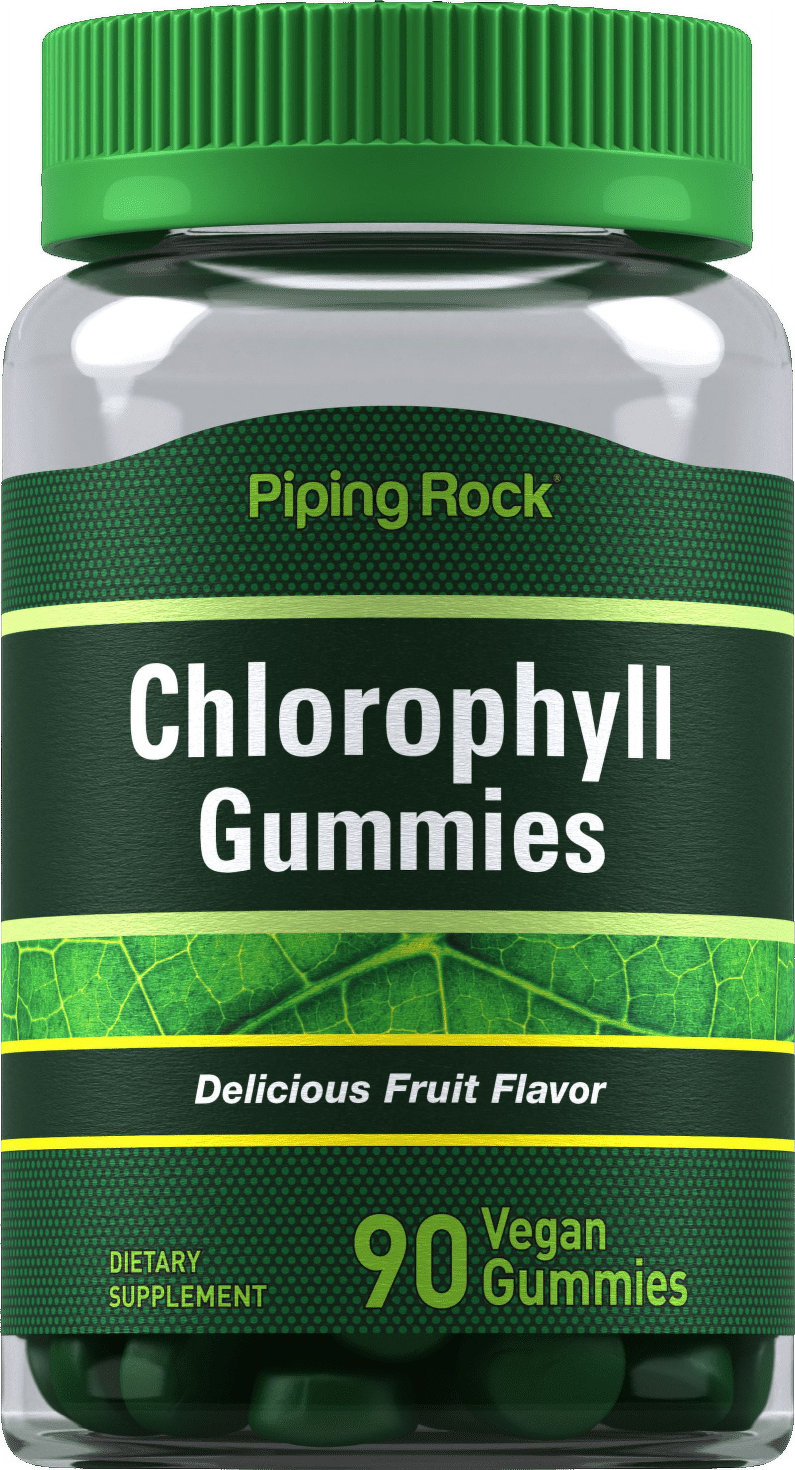 Chlorophyll Gummies | 90 Count | Delicious Fruit Flavor | Vegan, Non-GMO & Gluten Free | By ...