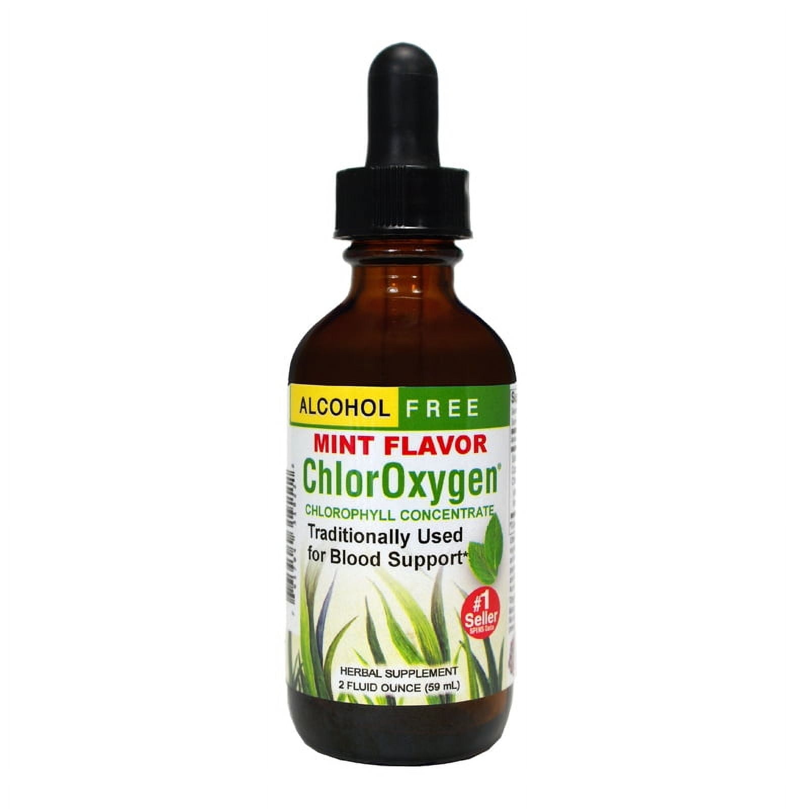 Chloroxygen® Mint Chlorophyll Concentrate 2-Ounce Bottle - Walmart.com